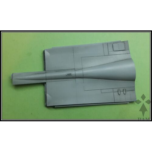F-15STOL/MTD with an open speedbrake