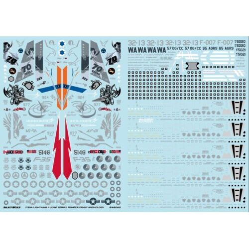 F-35A Lighting II Joint Strike decal color separation mask