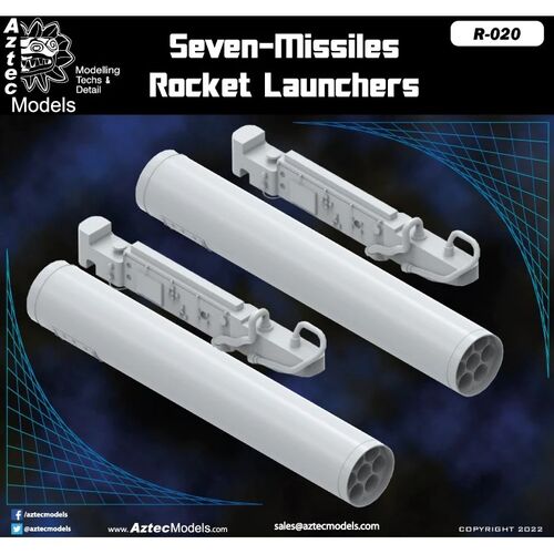 LAU-131/A Rocket Launcher set (2 LAU with racks and missiles)