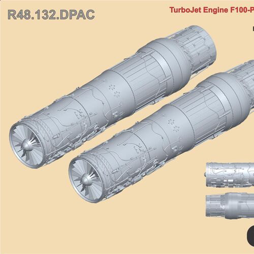 F-15 C/E Turbo Jet engine F100-PW-220/229 (2 sets)