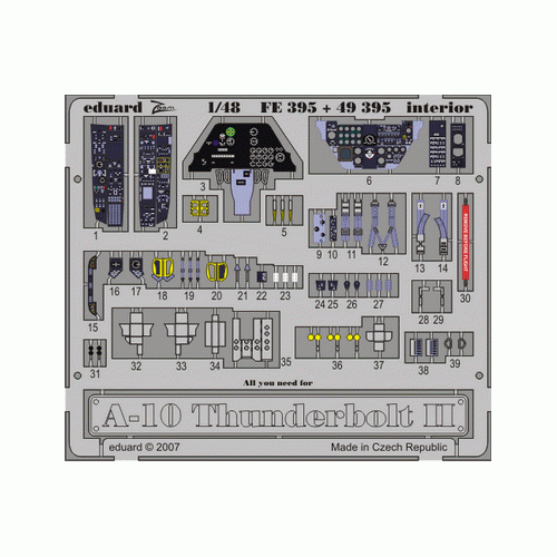 A-10 interior detail set