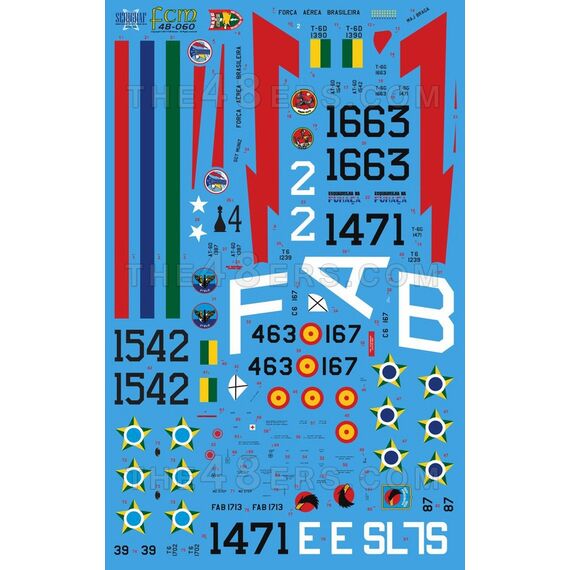 T-6 Texan decal sheet