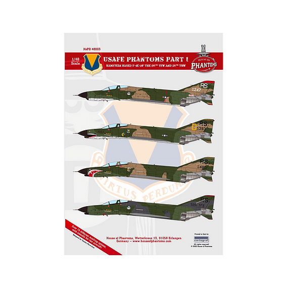 USAFE Phantoms Part I - F-4Es of the 86th TFW at Ramstein AB
