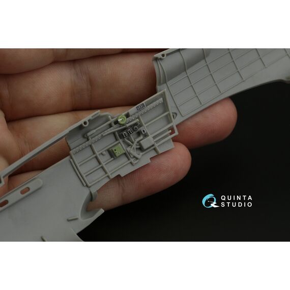 P-40B 3D-Printed & coloured Interior on decal paper