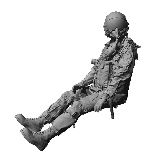 US Navy pilot, late 90s-early 2000s era with lightweight receivers HGU ...