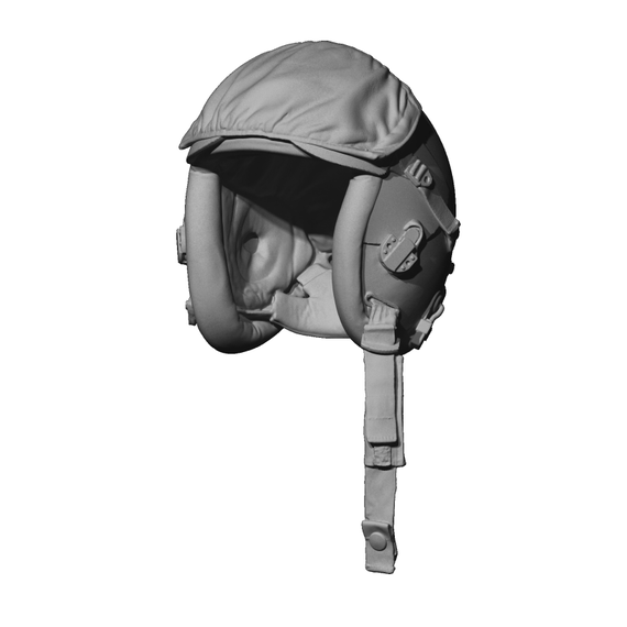 HGU-68 US Navy fighter pilot helmet with detailled interior & visor cover