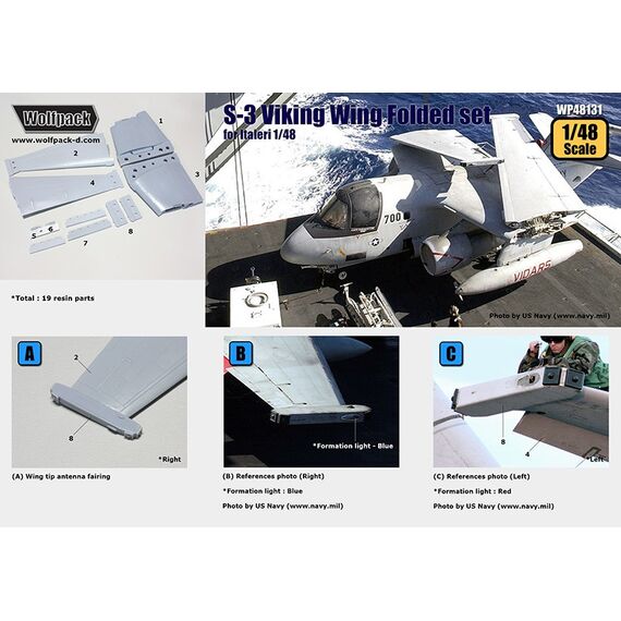 S-3 Viking Wing folded set