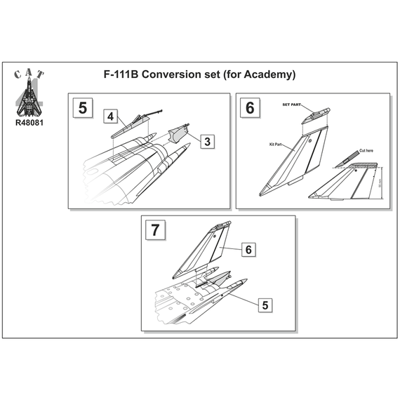 F-111B Conversion set