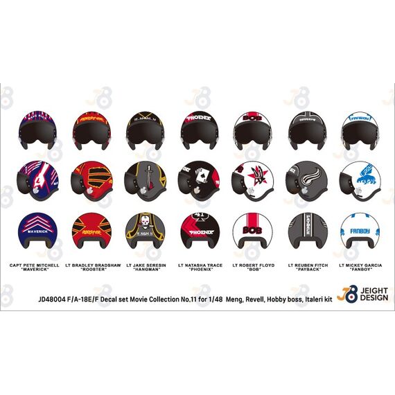 TOP GUN set F/A-18E/F movie collection No.11 Def.Model JD48004 1:48