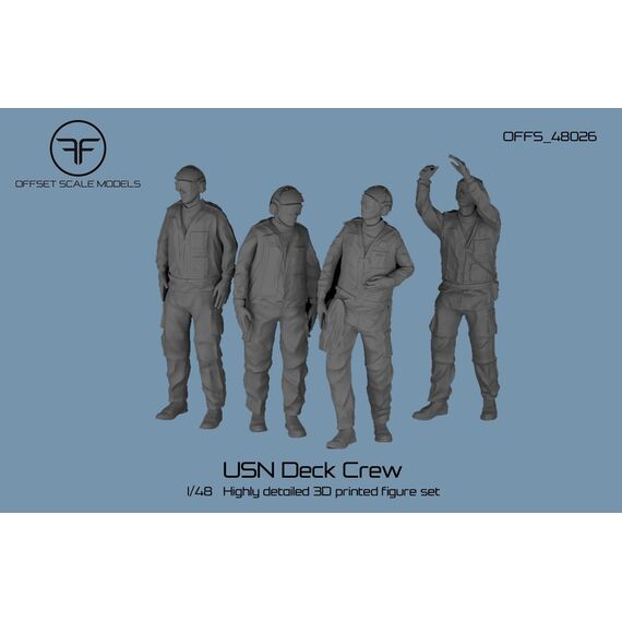 USN Deck crew Offset Scale Models 48026 1:48