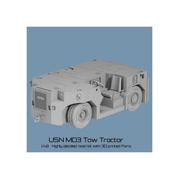 USN SST A/S32A-49 Tow Tractor Offset Scale Models 48025 1:48