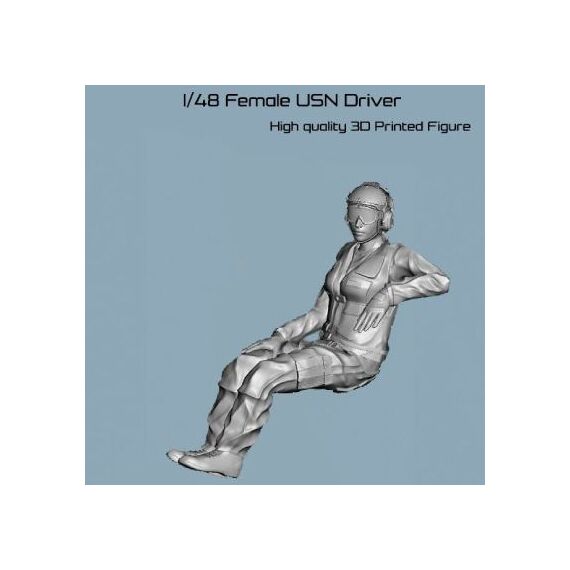 US tow truck female driver Offset Scale Models 48030 1:48