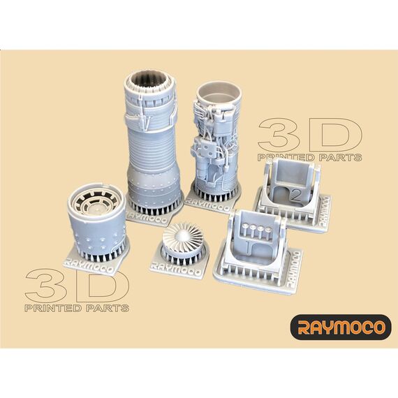 Turbo Jet Engine R-13F-300 with stand