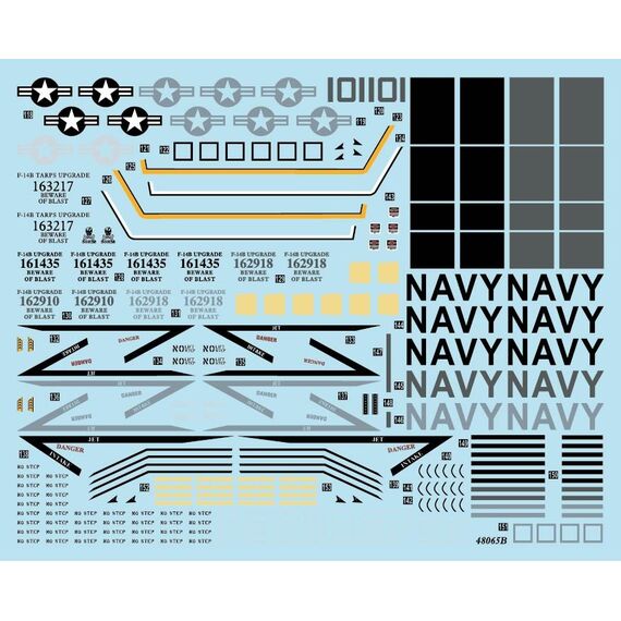F-14B USN VF-103 Jolly Rogers '00-'04 DXM Decals 31-4270 1:48