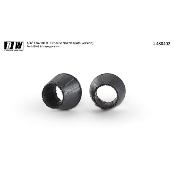 F/A-18E/F exhaust nozzles (late) Detail & Wonder 480402 1:48