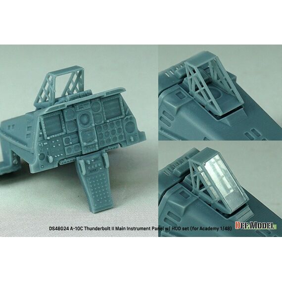 A-10 Thunderbolt Main Instrument Panel w/ HUD set