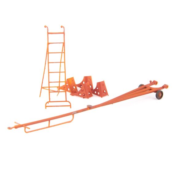 Mig-21 Boarding ladder, Tow bar and wheel chocks