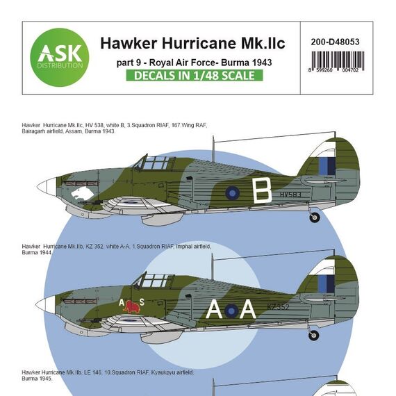 Hawker Hurricane Mk.IIc part 9 - Royal Air Force Burma