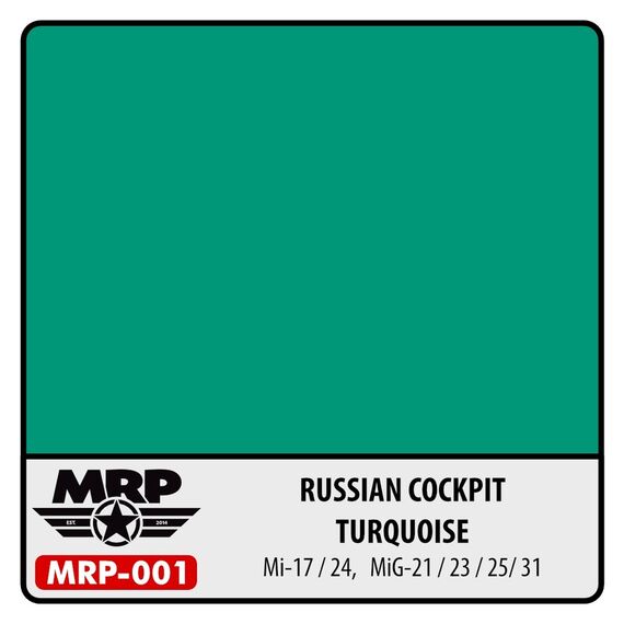 Russian Cockpit Turquoise MR. Paint MRP-001