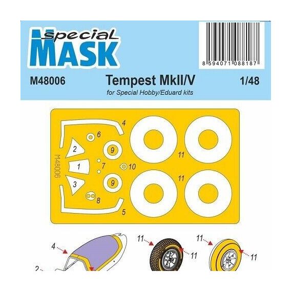Tempest Mk.II/V mask set