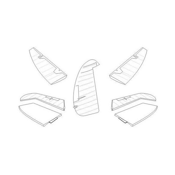 Spitfire Mk.I - Control surfaces set