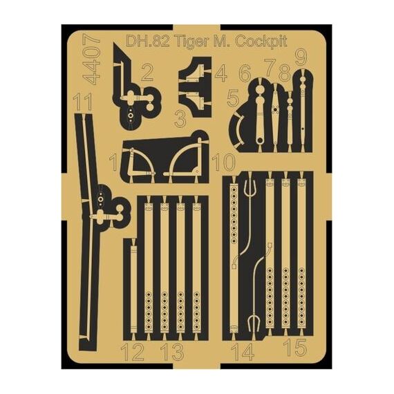 DH.82 Tiger Moth Cockpit correction set