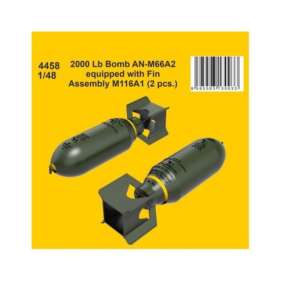 2000 Lb Bomb AN-M66A2 equipped with fin assembly M116A1 (2 pcs.)