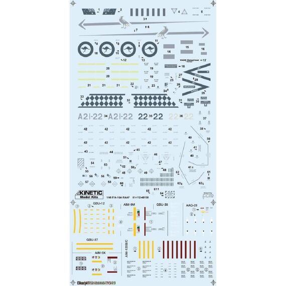 RAAF F/A-18A Hornet "Operation Okra" Kinetic K48158 1:48