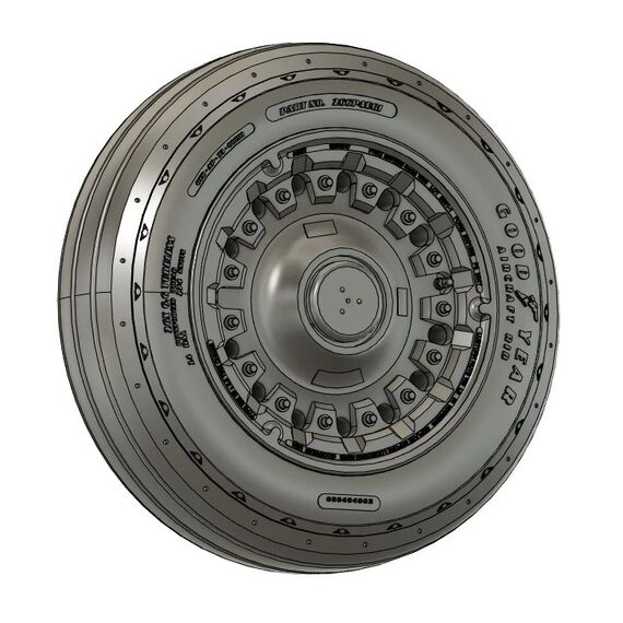 Saab 37 Viggen Wheel set