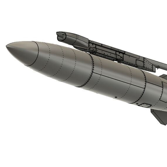 Saab 37 Viggen AJ/AJSF/SH fuel tank with pylon