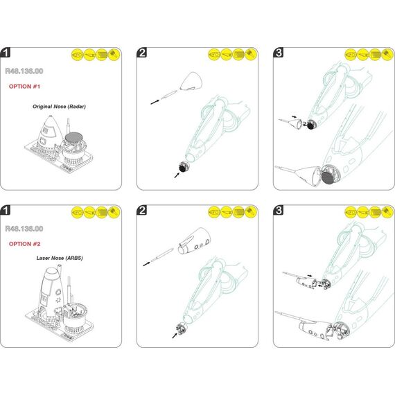 Harrier T2/T4/T8 Engine, nozzles,electronics, radar or ARBS