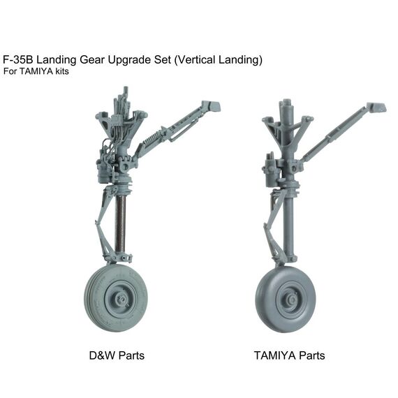 F-35B landing gear set (vertical landing) Detail & Wonder 480619 1:48