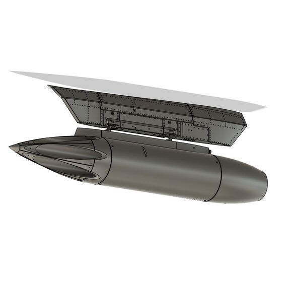 Saab 37 Viggen M/70 Rocket pod for S7 Pylon