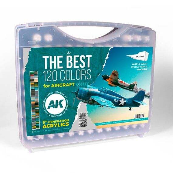The Best 120 Colors for AircRAFt AK Interactive AK11706