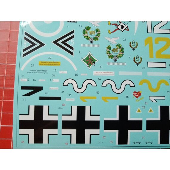 Bf-109G-6 Gustav Pt.1 with stencils