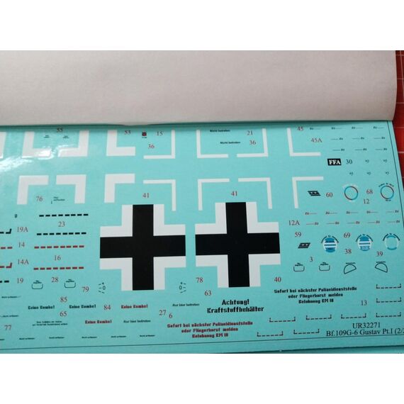 Bf-109G-6 Gustav Pt.1 with stencils