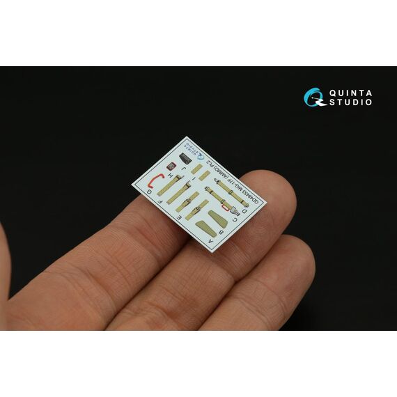 MiG-17F 3D-Printed & coloured Interior on decal paper