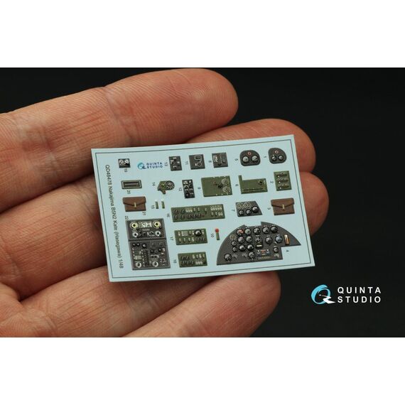 Nakajima B5N2 Kate 3D-Printed & coloured Interior on decal paper