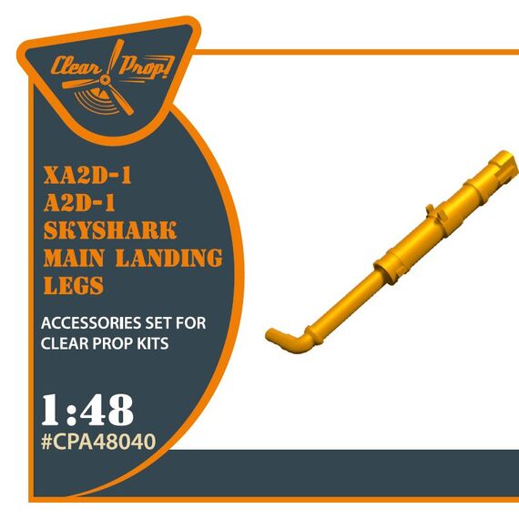 XA2D-1, A2D-1 Skyshark main landing legs