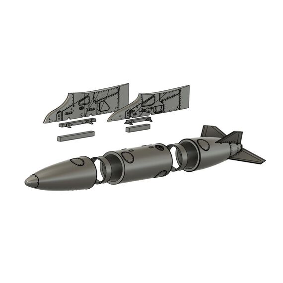 AMX Wing Pylons with Fuel Tank