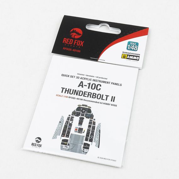 A-10C Thunderbolt II quick set 3D instrument panel