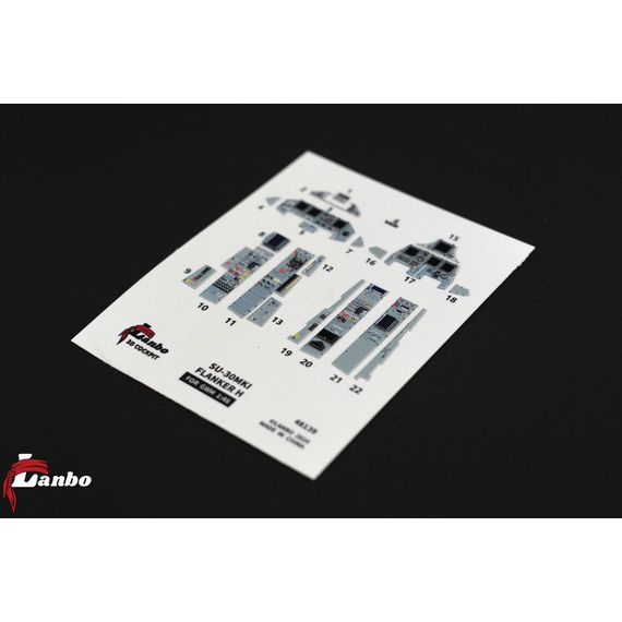 Su-30MKI cockpit decal Lanbo Models 48139 1:48