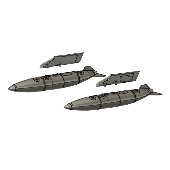 M-346 Wing pylon & fuel tank