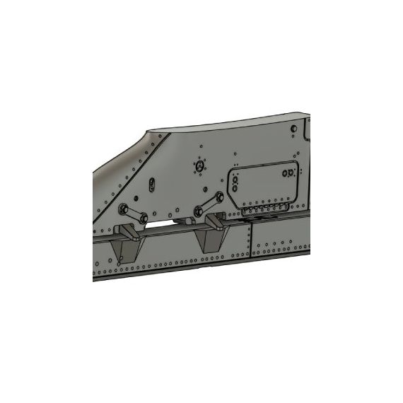 M-346 Outer wing pylon with launcher Typ 2 (different connectors)