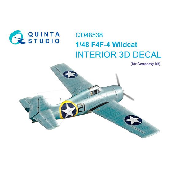 F4F-4 cockpit 3D decal Quinta Studio QD48538 1:48