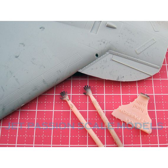 RAF Modern hand and footprint wear stamp set Jet Passion Scale Models ...