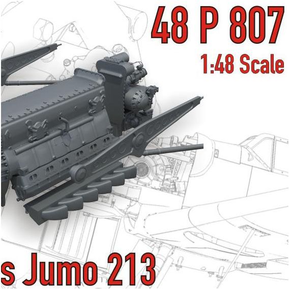 Junkers Jumo 213 FPW Model 48 P 807 1:48