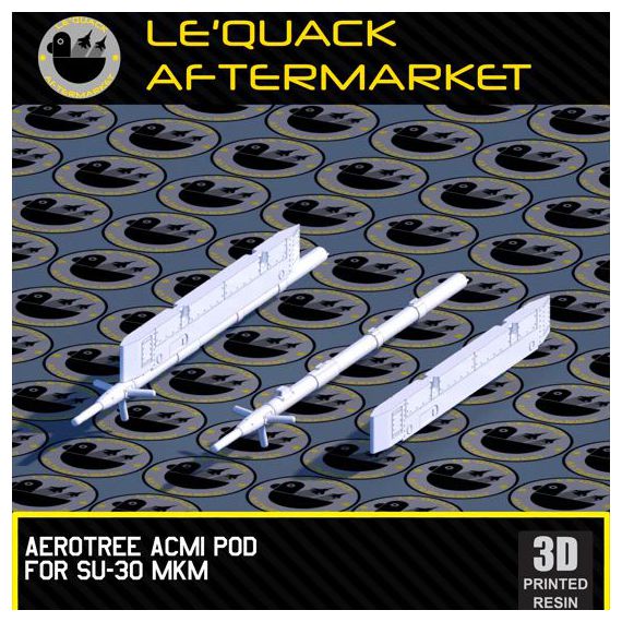 Aerotree ACMI pod for Su-30MKM Le'Quack Aftermarket LTT-048004 1:48