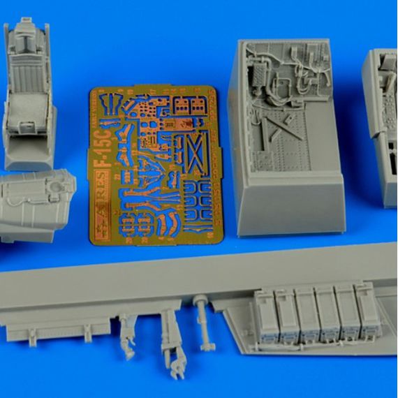 F-15C Eagle cockpit set Aires 7296 1:72