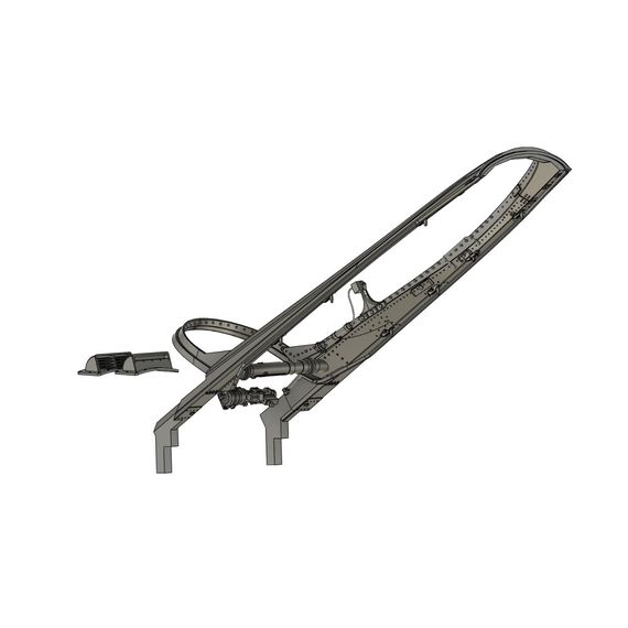 F-16 Canopy frame (with JHMCS sensor)